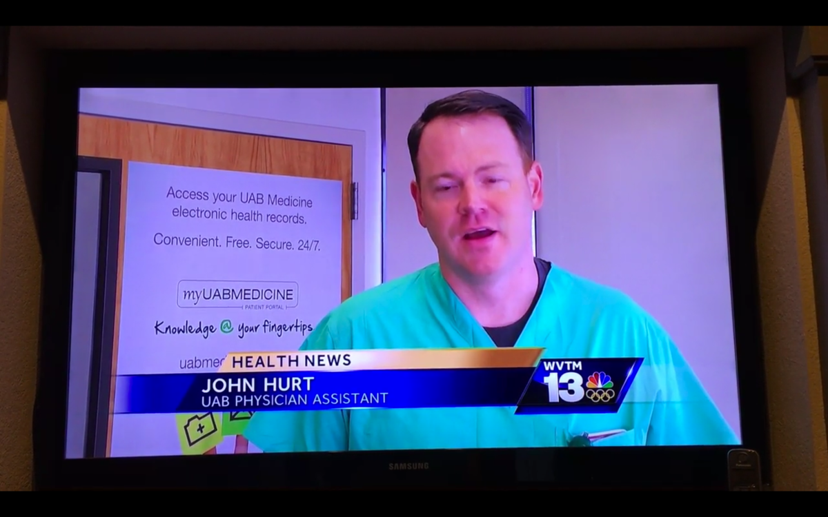 UAB PA Program’s John Hurt on WVTM 13 Birmingham News | PAINE Podcast ...